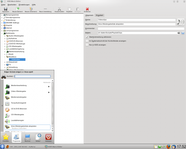 K-Menü und die Desktop-Dateien – Linupedia.org
